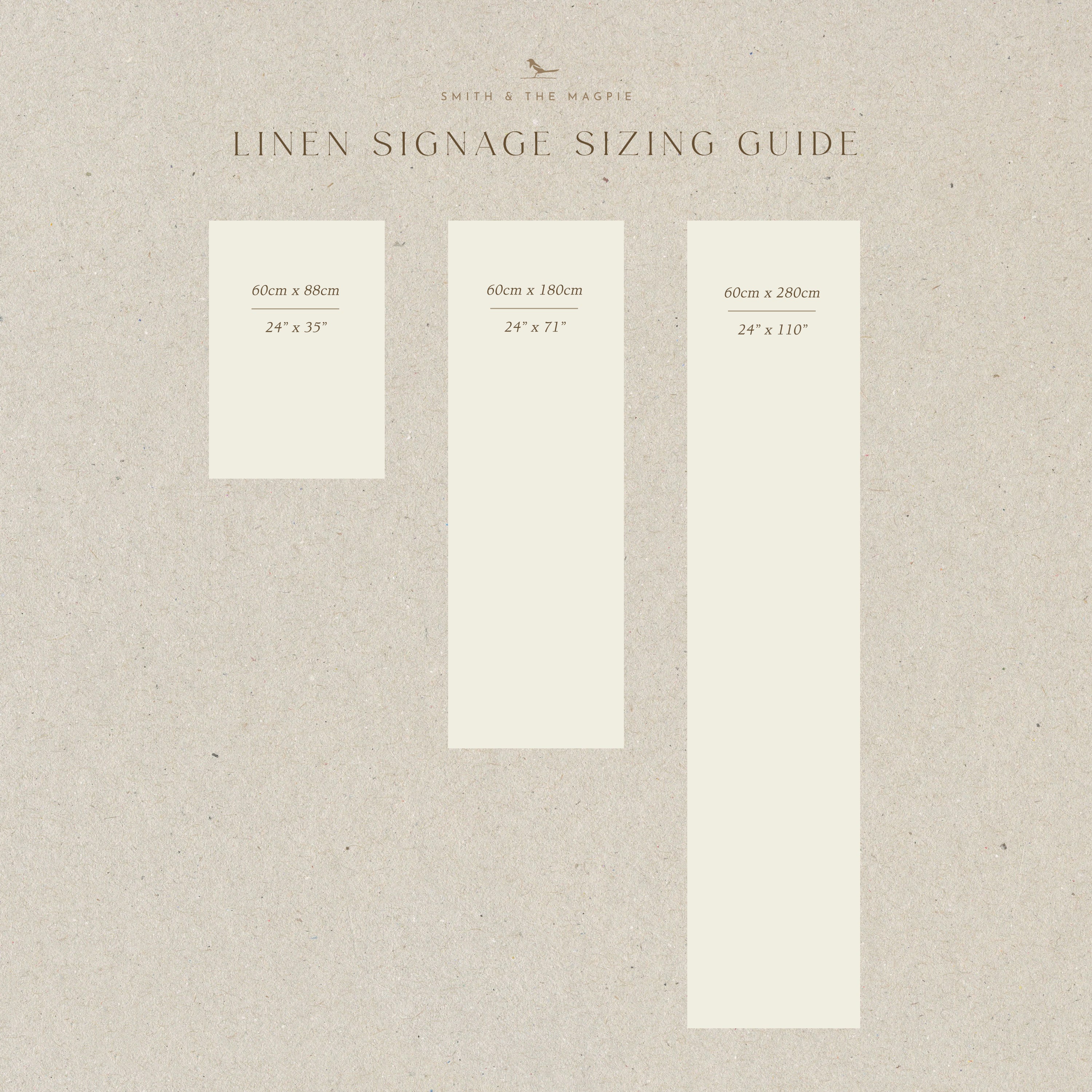 Baby Shower Linen Sign - V1 – Smith & The Magpie