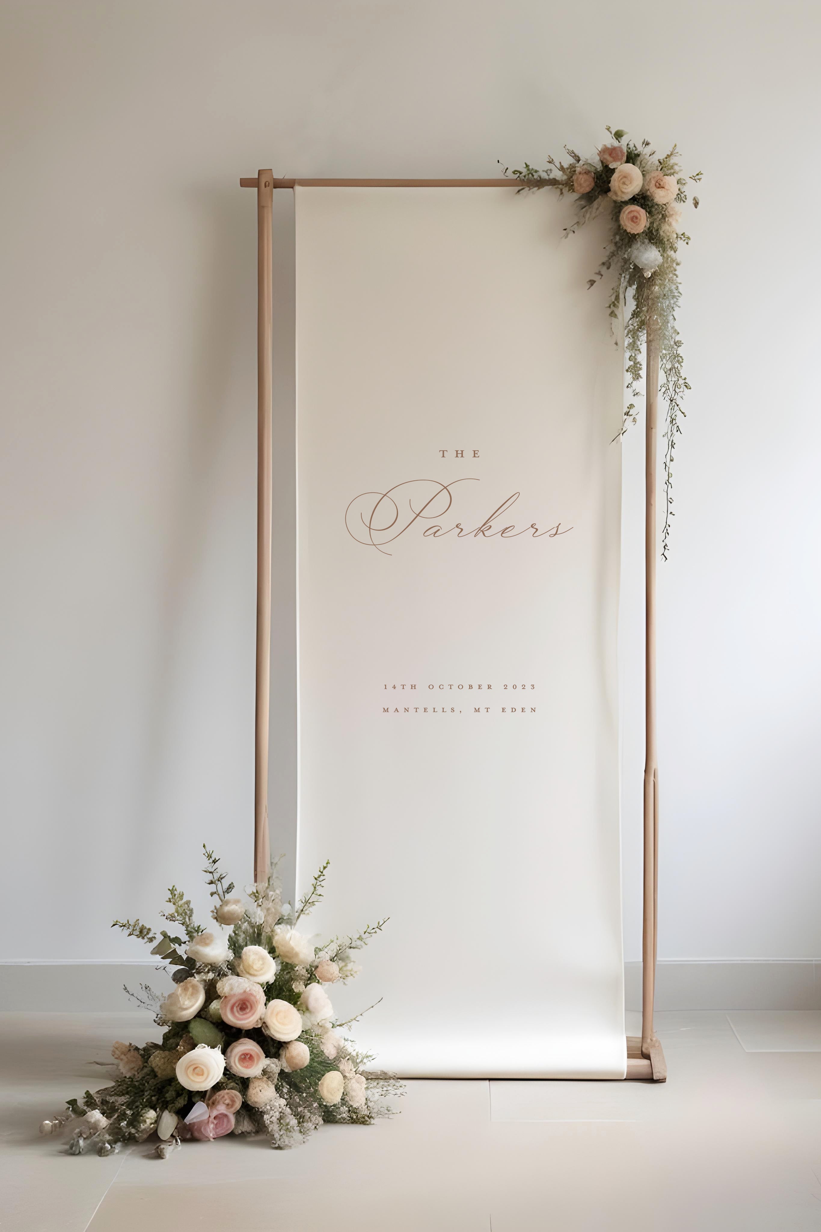 Millicent Linen Welcome Sign - Script – Smith & The Magpie