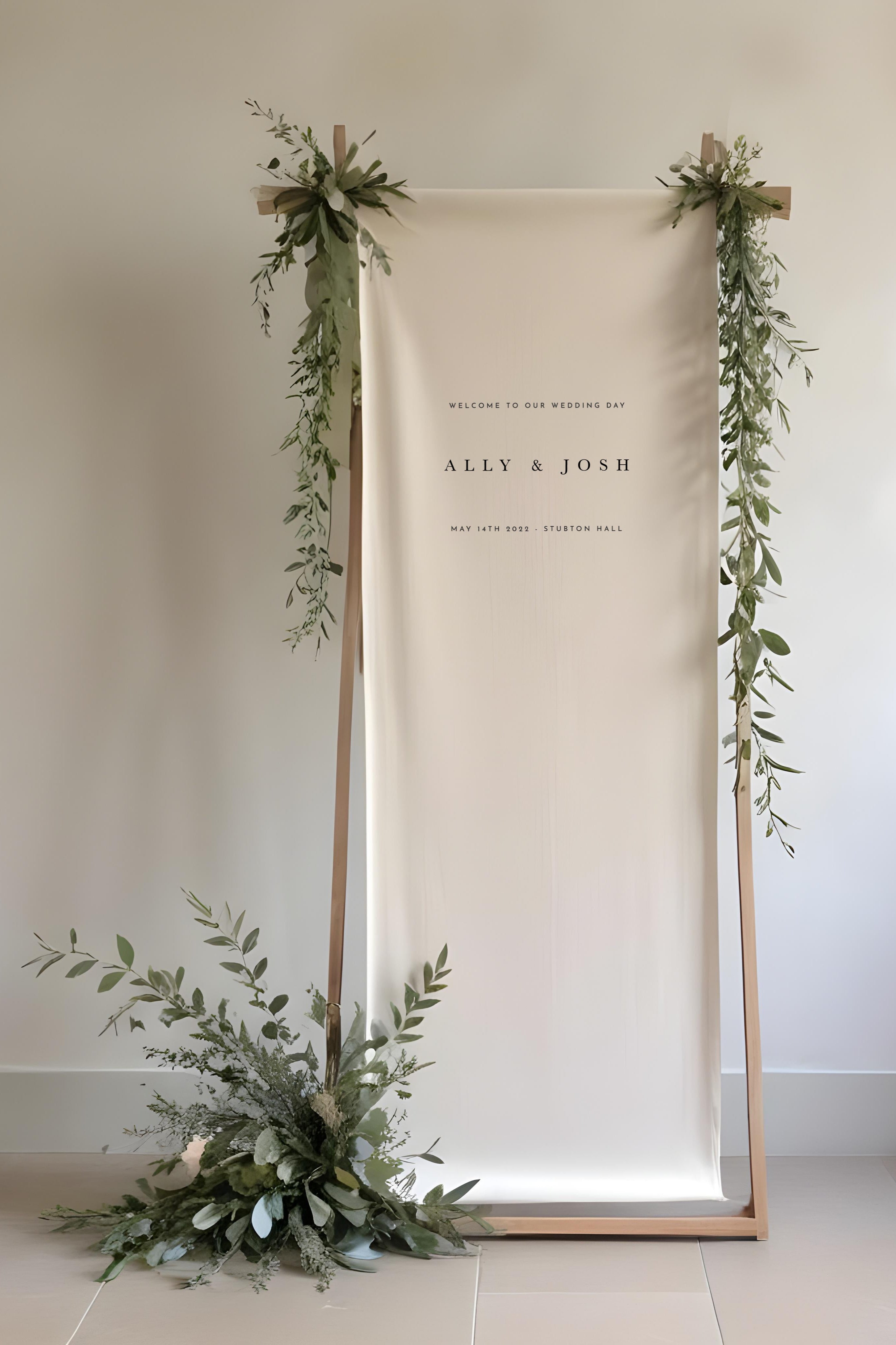 Richmond Linen Welcome Sign – Smith & The Magpie