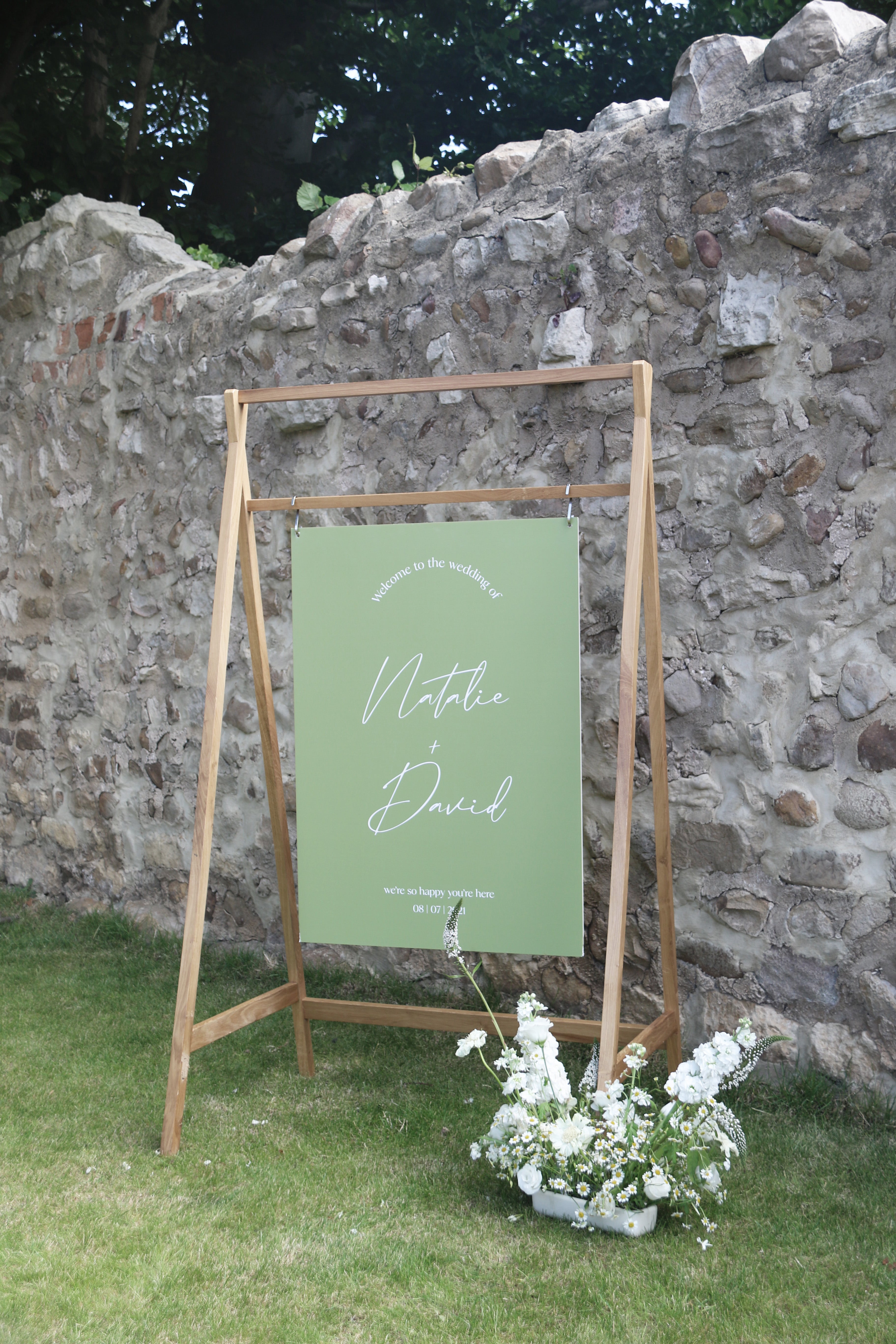 The Typist A1 Wedding Welcome Sign – Smith & The Magpie