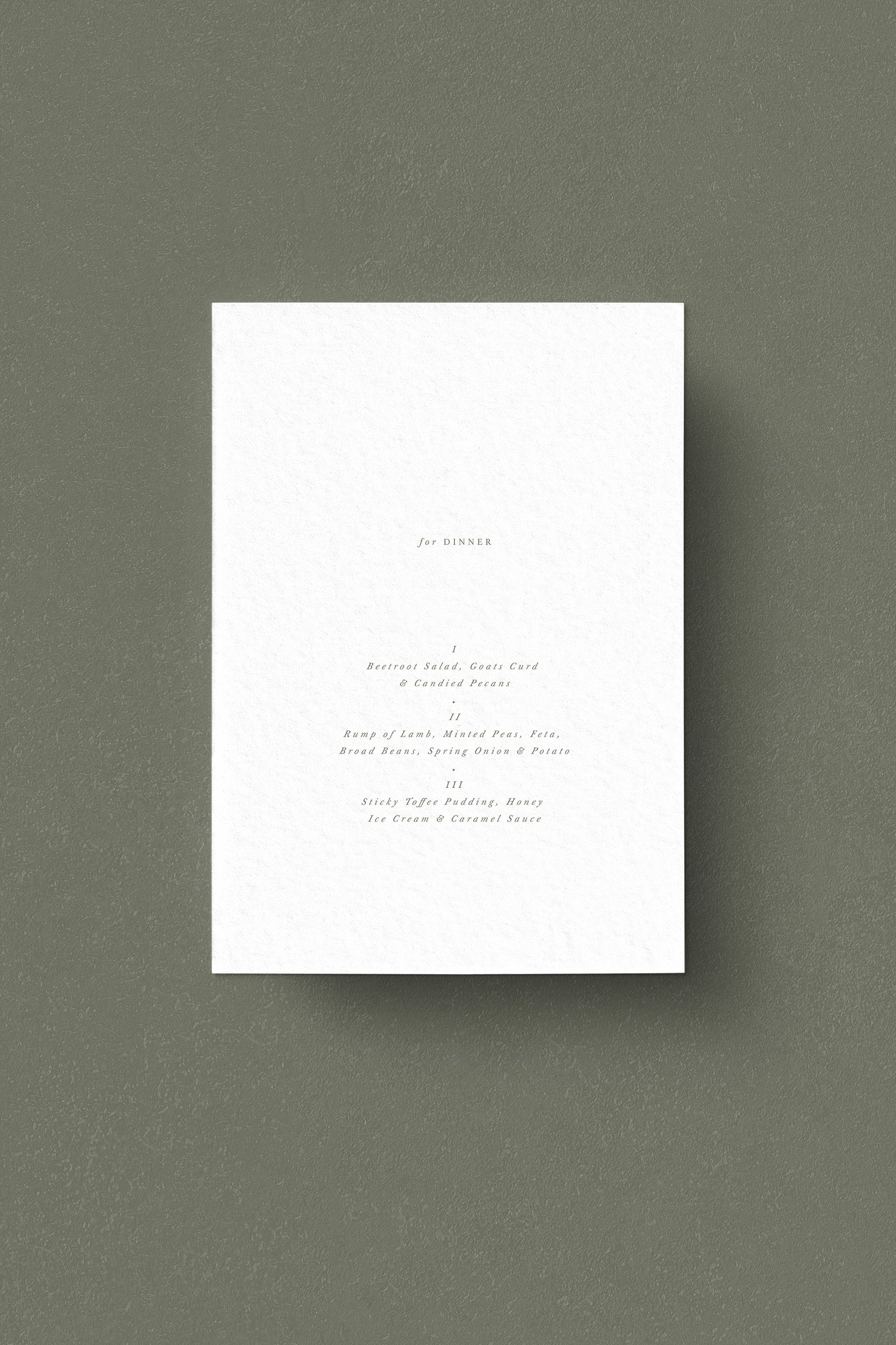 Middleton Menu Large – Smith & The Magpie